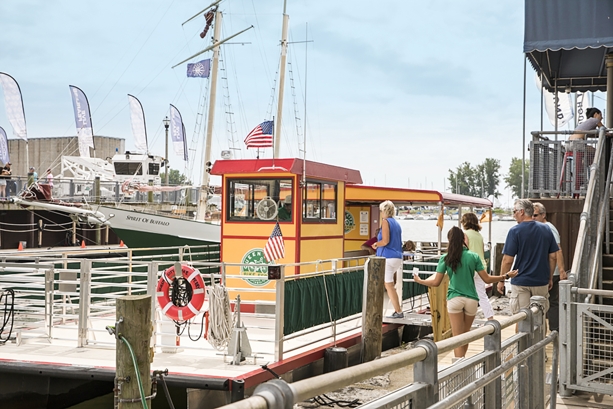 Queen City Bike Ferry | Buffalo Waterfront